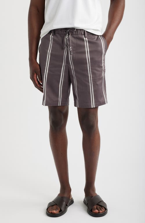 BOSS BOSS Kane Striped Stretch Cotton Shorts